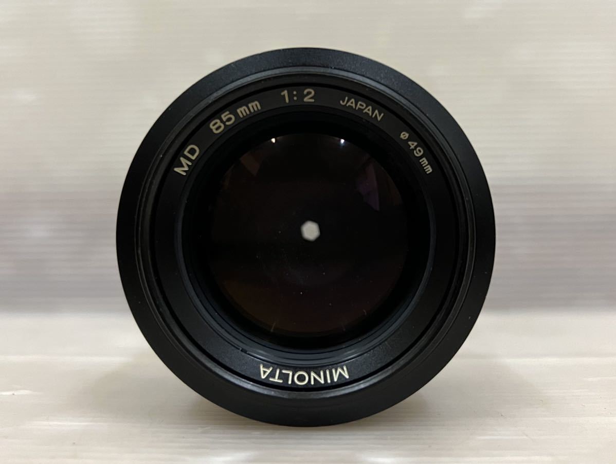 Yahoo!オークション - MINOLTA MD 85mm F2 レンズ ミノルタ F2.0 カメラ