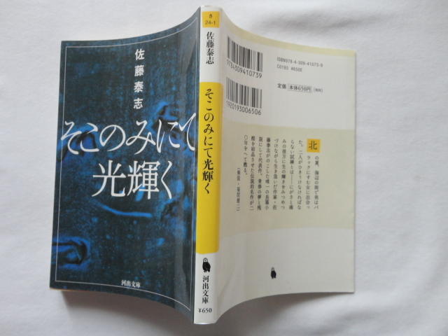 Yahoo オークション 河出文庫『そこのみにて光輝く』佐藤泰志 平成2