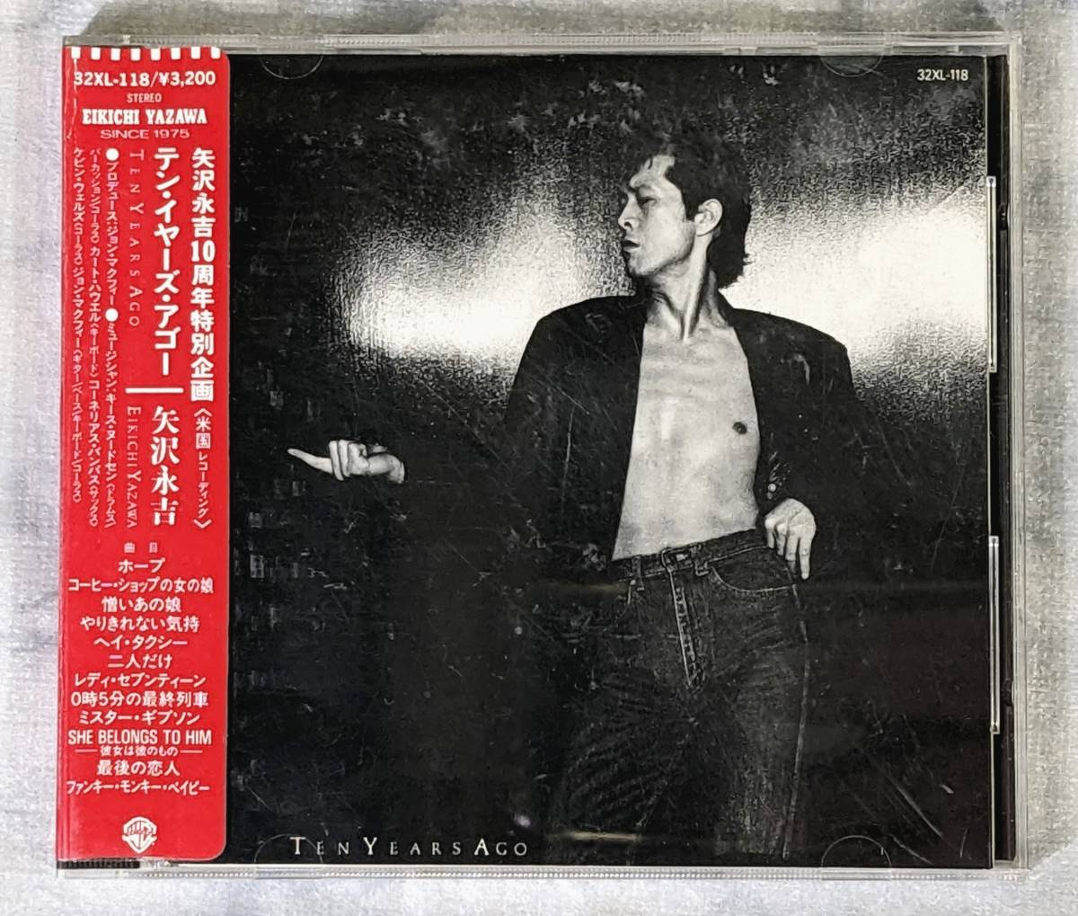 代購代標第一品牌-樂淘letao-★矢沢永吉 「テン・イヤーズ・アゴー」 Cd シール帯付★10周年特別企画 Ten Years Ago