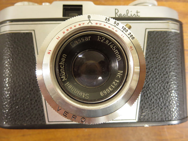 Y10/S 当時物 レトロ ドイツ製 Realist 35 リアリスト35 カメラ Cassar 1:2.8/45mm アンティーク ...