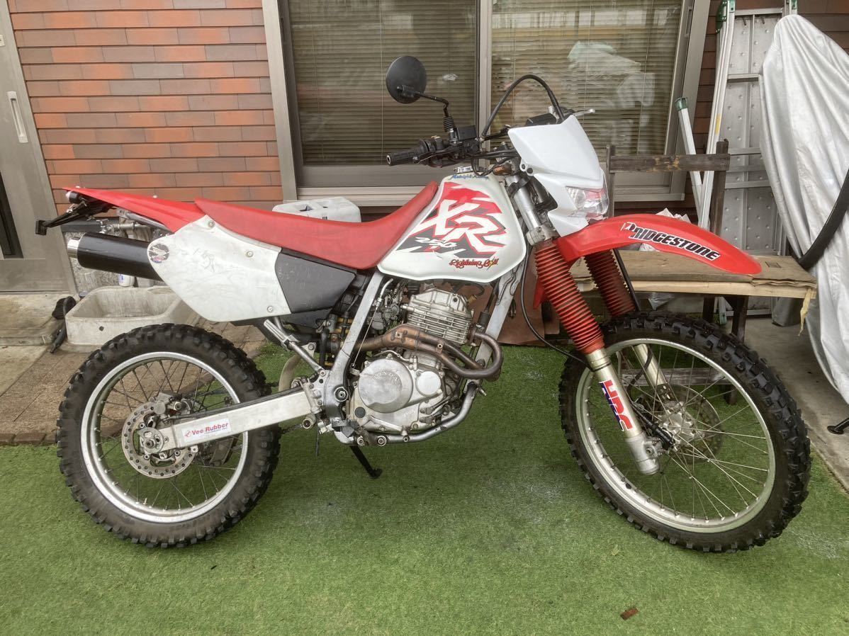 Yahoo!オークション - XR250 1円スタート 実動 売り切り MD30 前期正立...