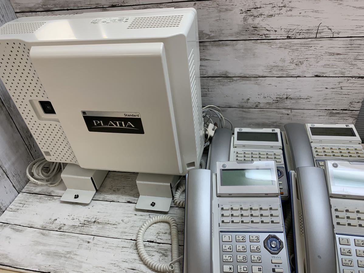 品 サクサ ビジネスフォン PLATIA Standard PT1000Std 主装置 電話機 TD710 W 4台 セット SAXA オフィスホン(サクサ)｜売買されたオークション情報 ...