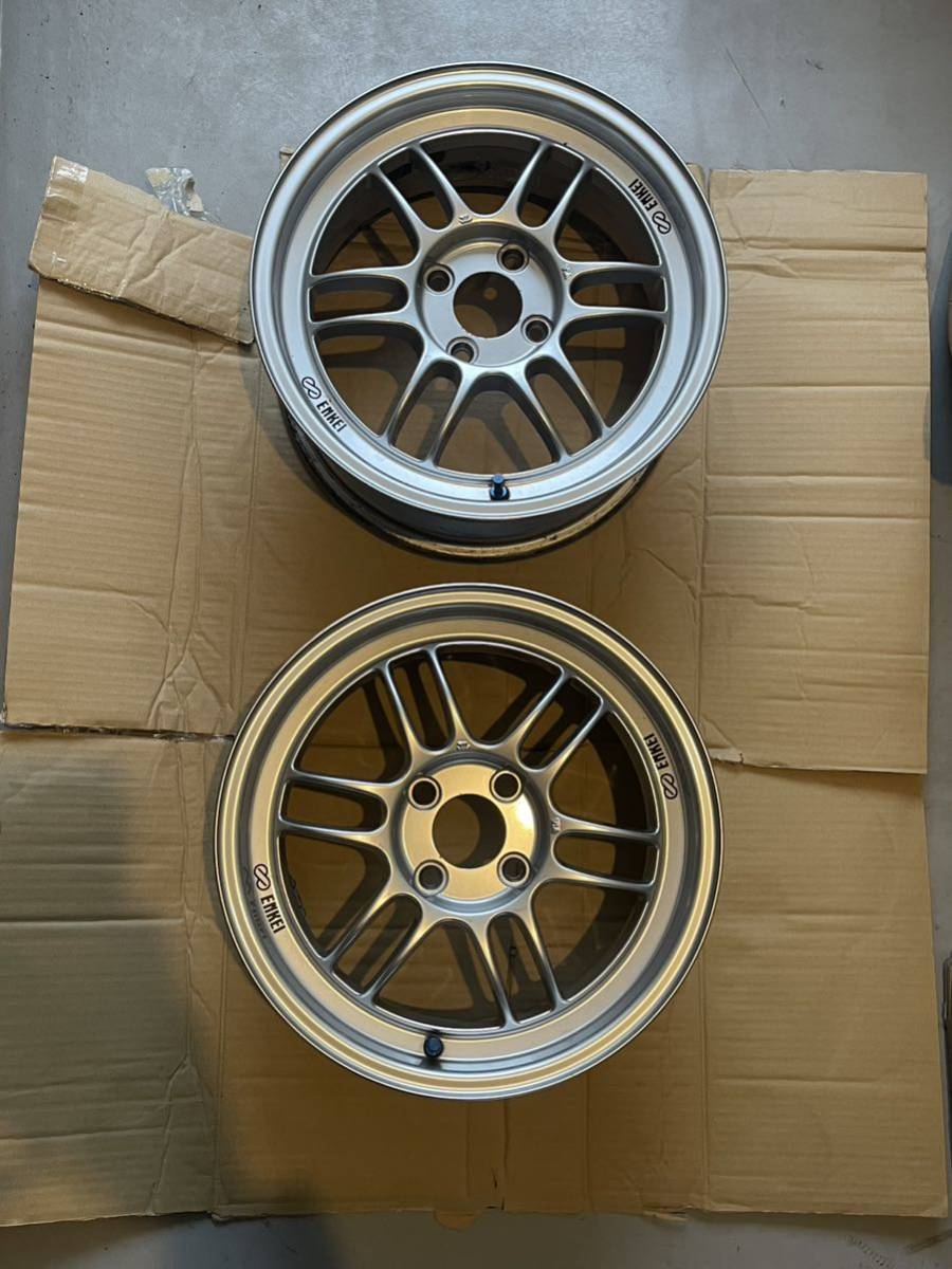 Yahoo!オークション - ENKEI RPF1 15×7j+41 4h100 エンケイ シルバー ...
