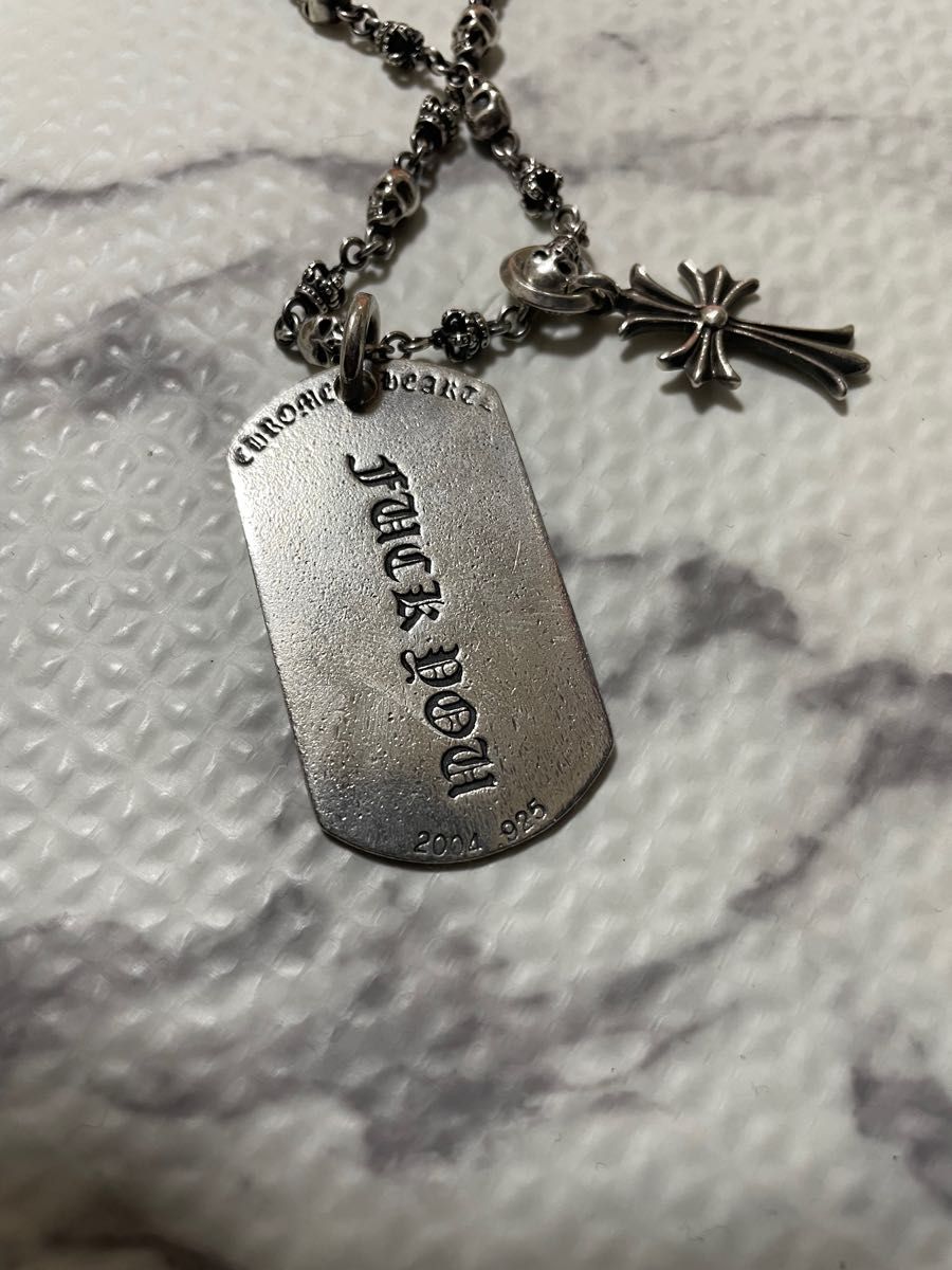 CHROME HEARTS クロムハーツドッグタグ ネックレス2004 925 CHROME HEARTS クロムハーツドッグタグ ネックレス2004 925