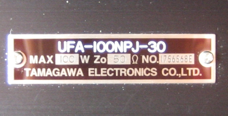 多摩川電子アッテネーター UFA-100NPJ-30 30dB 100W(アマチュア無線)｜売買されたオークション情報、yahooの商品情報をアーカイブ公開 - オークファン（aucfan.com）