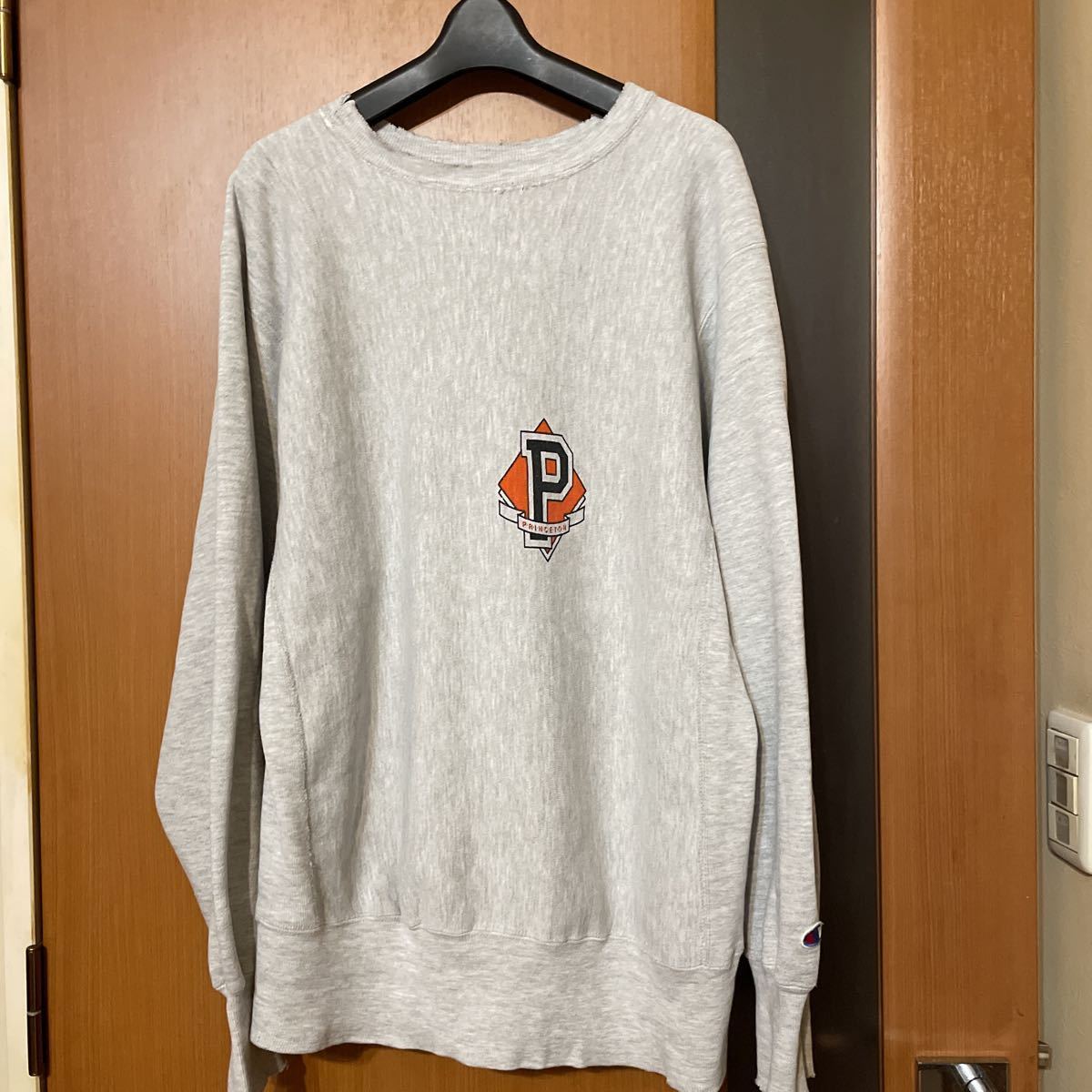 激レア『CHAMPION』90s 「PRINCETON」バック染み込みプリントUSA 激レア『CHAMPION』90s 「PRINCETON」バック染み込みプリントUSA
