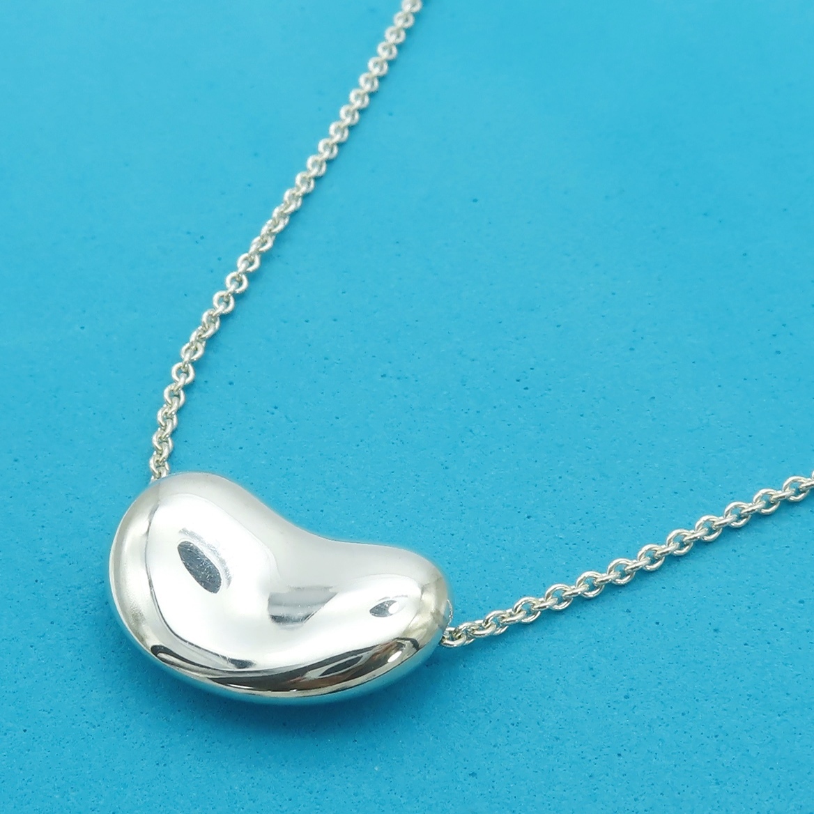 Yahoo!オークション - 美品 Tiffany&Co. ティファニー ビーン シルバ...