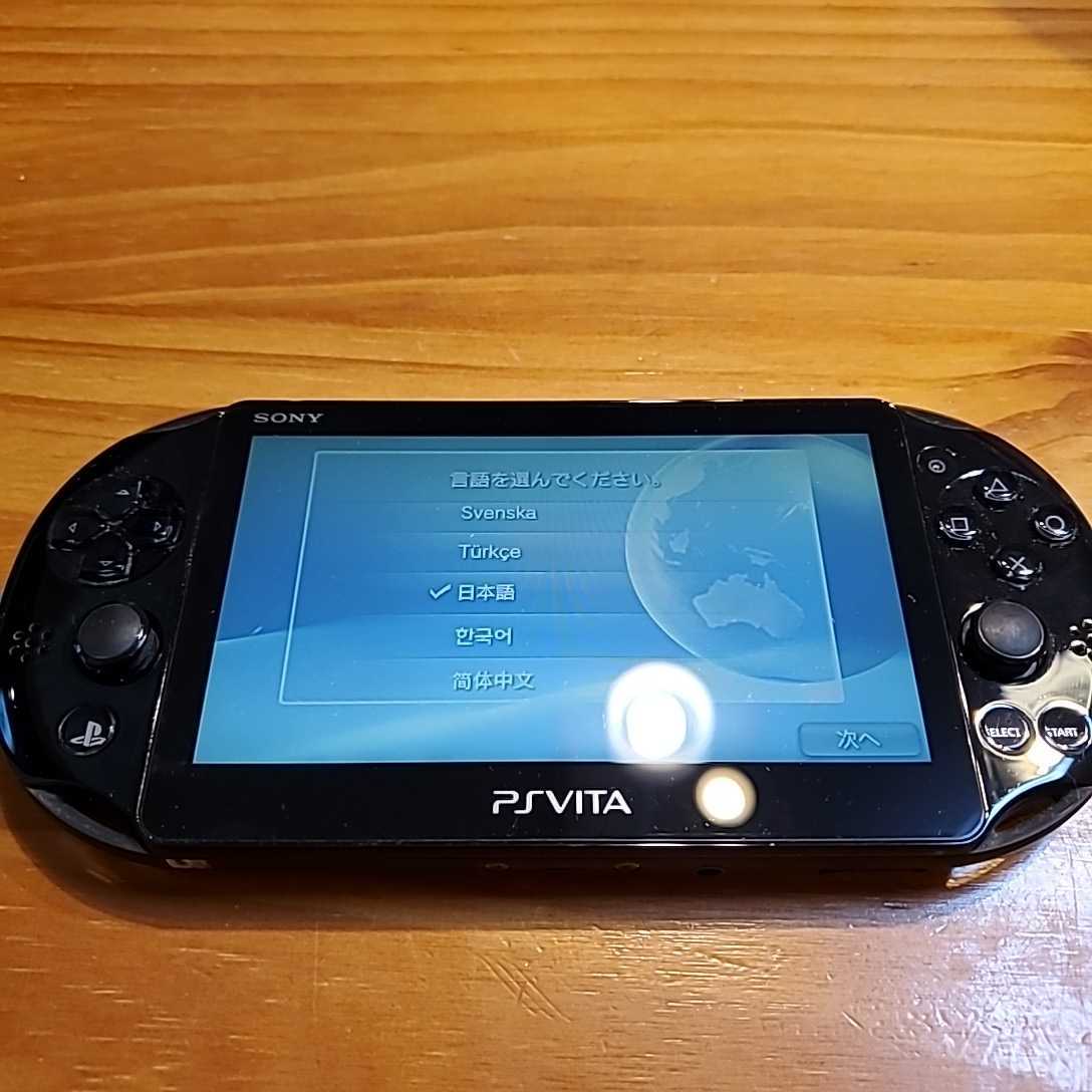 代購代標第一品牌－樂淘letao－【中古】SONY ソニー PS Vita PCH-2000 PlayStation Vita ブラック 本体のみ プレイステーションヴィータ