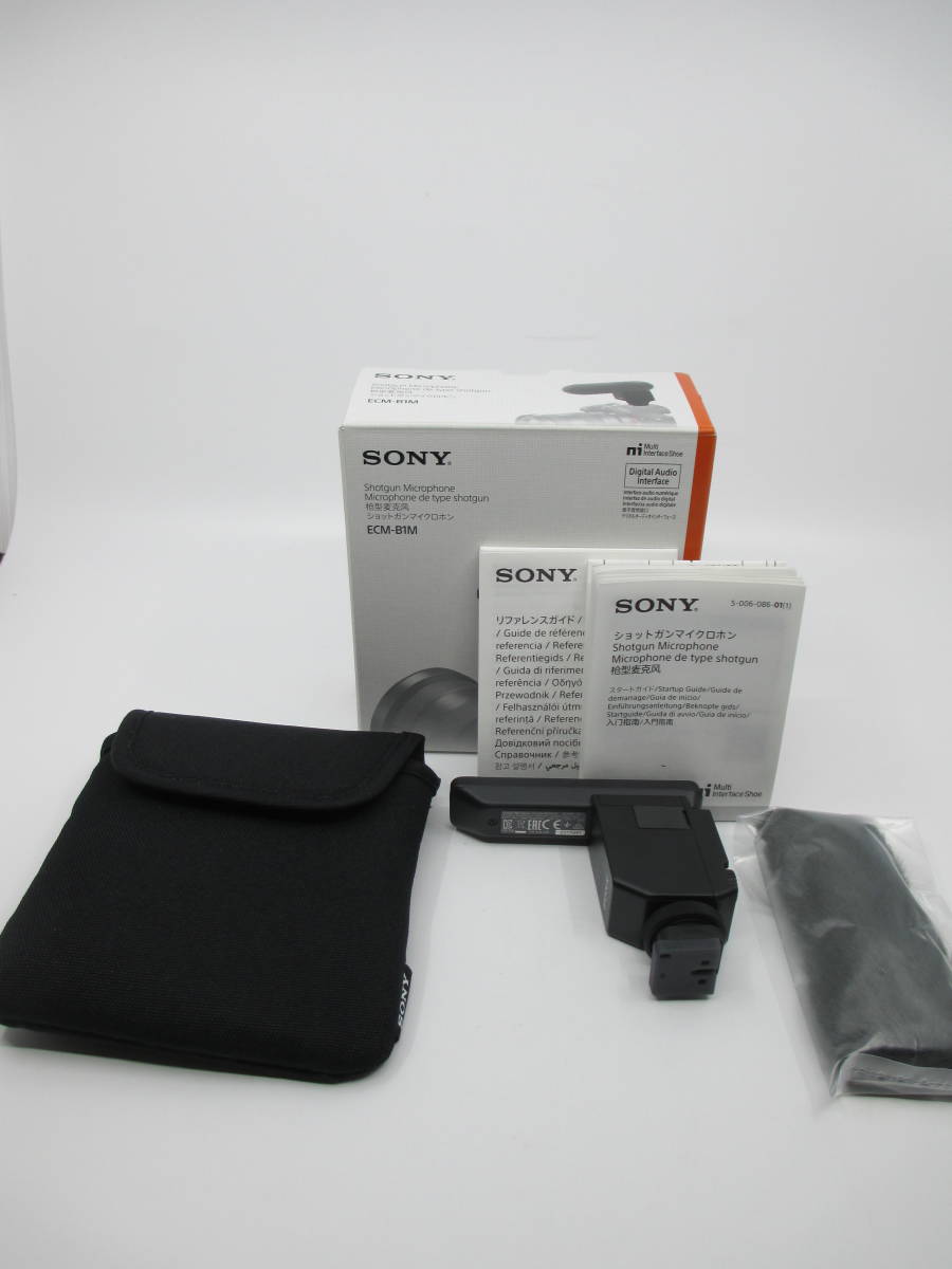 Yahoo!オークション - 美品 SONY ECM-B1M ショットガンマイクロホン