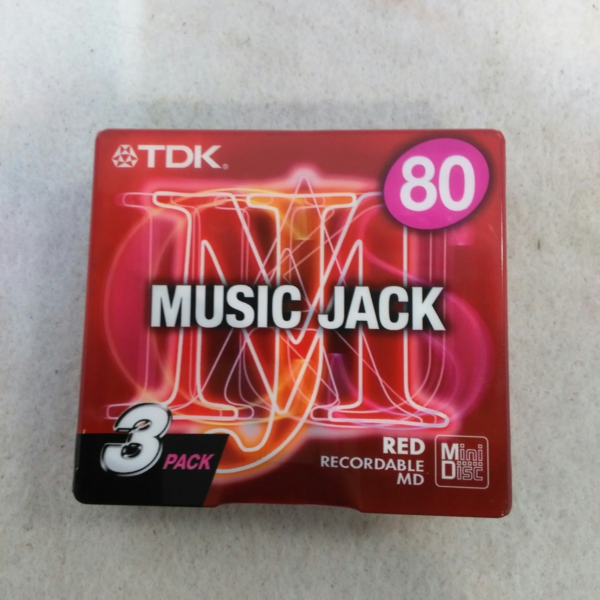 Yahoo!オークション - 【未使用品】TDK MUSIC JACK 80分MDディスク3枚...
