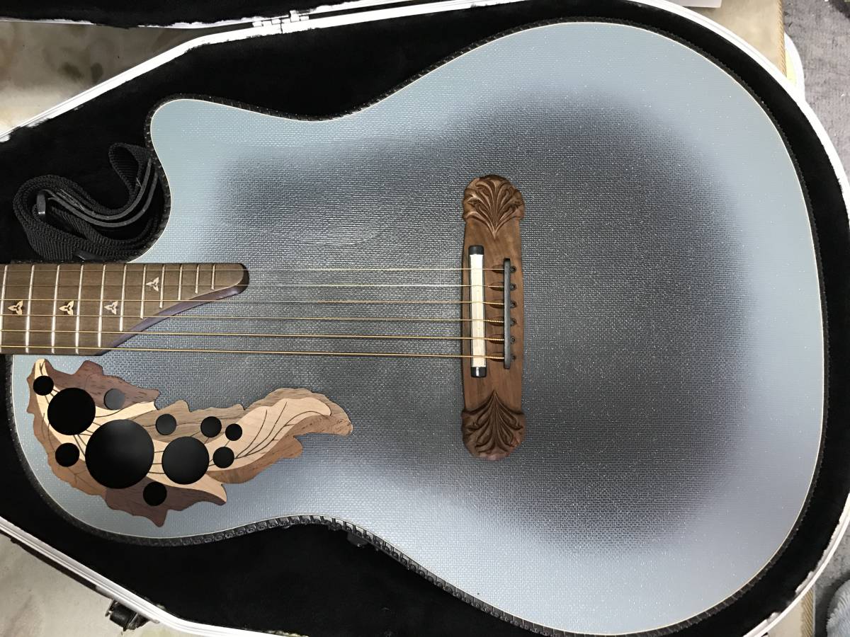 Yahoo!オークション - 超希少 Ovation Super Adamas 2087-8 スロテッド...