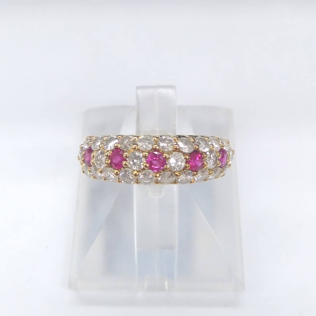 Yahoo!オークション - K18 #11 ダイヤ0.97ct 4.4g 指輪 リング ダイヤ...