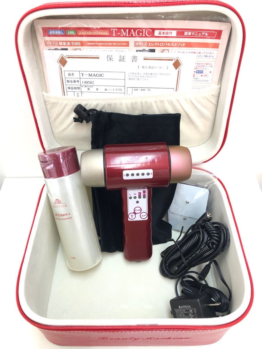 T-MAGIC ティーマジック 赤 美容液付き 美顔器 小顔ケア|Yahoo T-MAGIC ティーマジック 赤 美容液付き 美顔器 小顔ケア|Yahoo