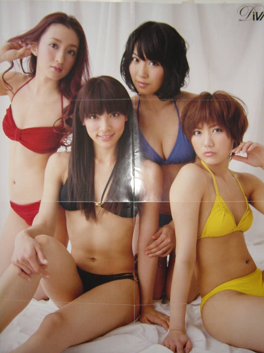 日本代購代標第一品牌【樂淘letao】－AKB48 DiVA ★超特大スペシャル ポスター★ FLASH特別付録 秋元才加・梅田彩佳・増田有華・宮澤佐江