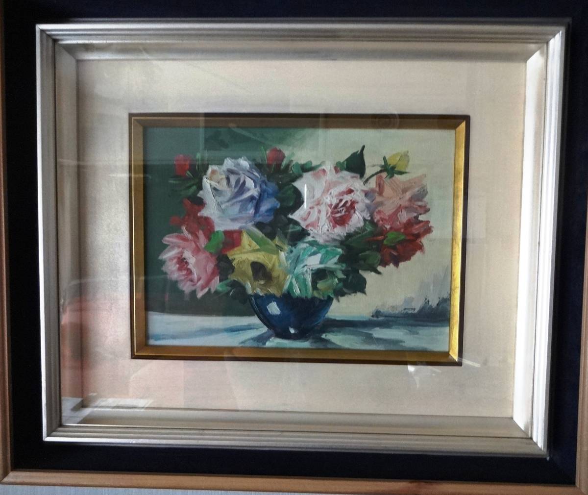 Yahoo!オークション - 油彩画・4号薔薇静物画油絵 作者不詳 Yahoo!オークション - 油彩画・4号薔薇静物画油絵 作者不詳