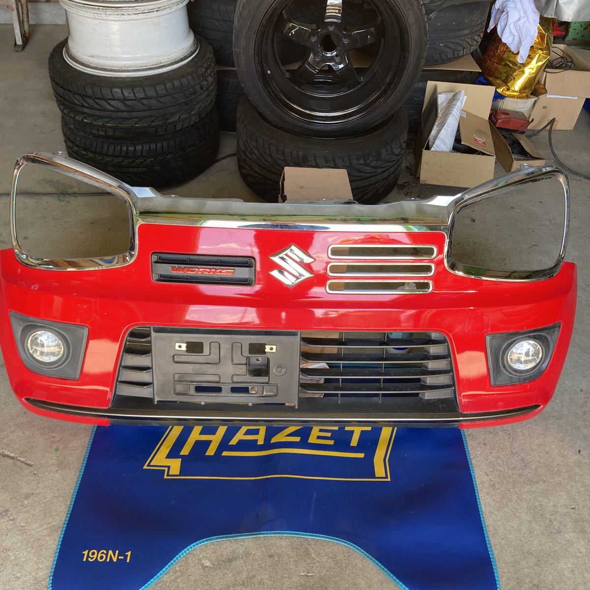 Yahoo!オークション - アルトワークス HA36S フロントバンパー/フォグ/...