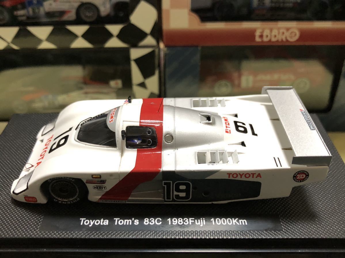 Yahoo!オークション - EBBRO 1/43 Toyota Tom's 83C 1983 Fuji 1000km