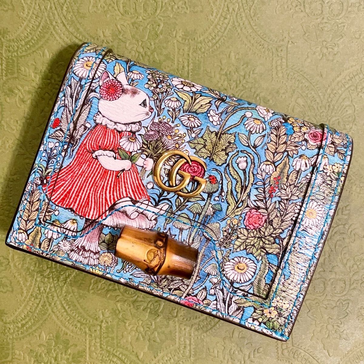 ヒグチユウコ GUCCI 二つ折り 財布 ウォレット こはる 折り財布 ヒグチユウコ GUCCI 二つ折り 財布 ウォレット こはる 折り財布