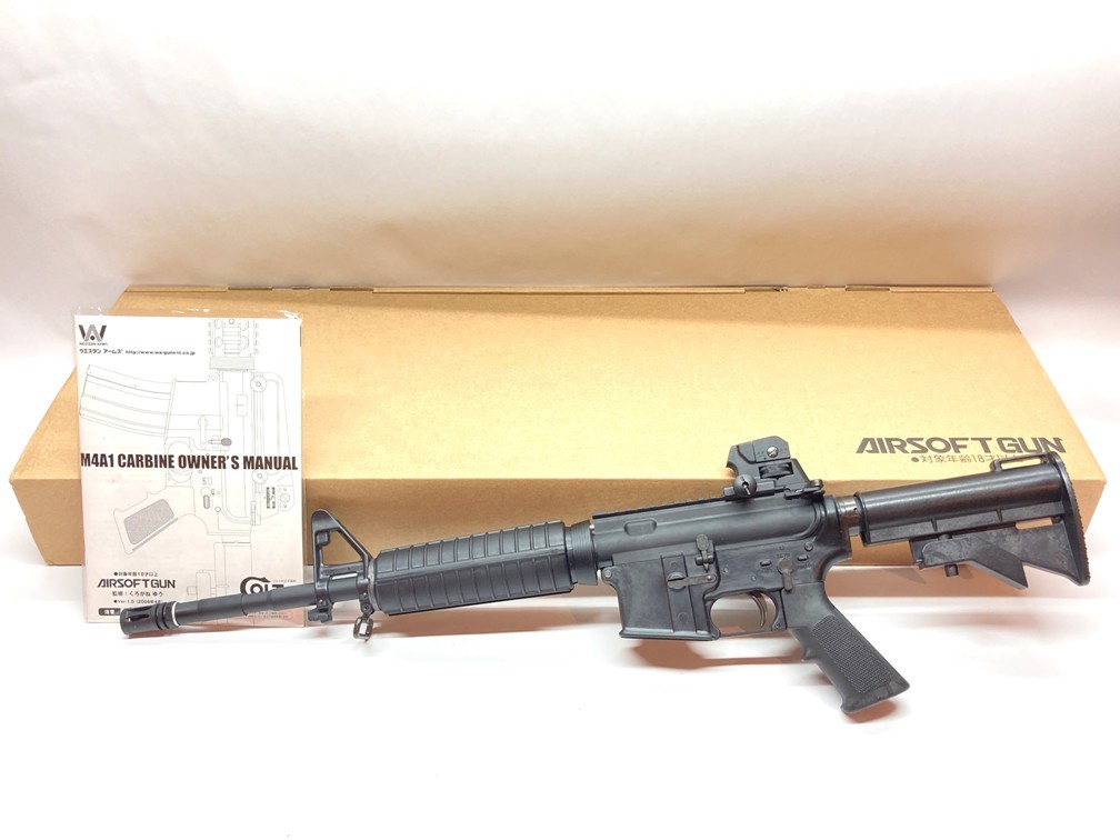 Yahoo!オークション - tu076 ウエスタンアームズ M4A1 CQB-R M4A1 デル...