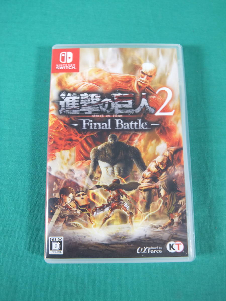 Yahoo!オークション - 59/R819 進撃の巨人2 Final Battle Nintendo Swi...