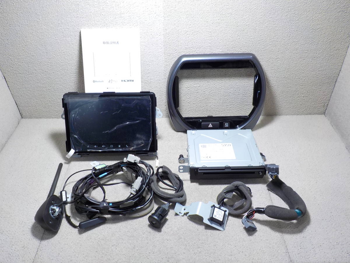 動画有 スズキ純正 ハスラー MR92S MR52S 9インチ カーナビゲーション 3A100-83S01 3A510-59S00 地図2021年 取扱書付き 2183三C908(スズキ ...