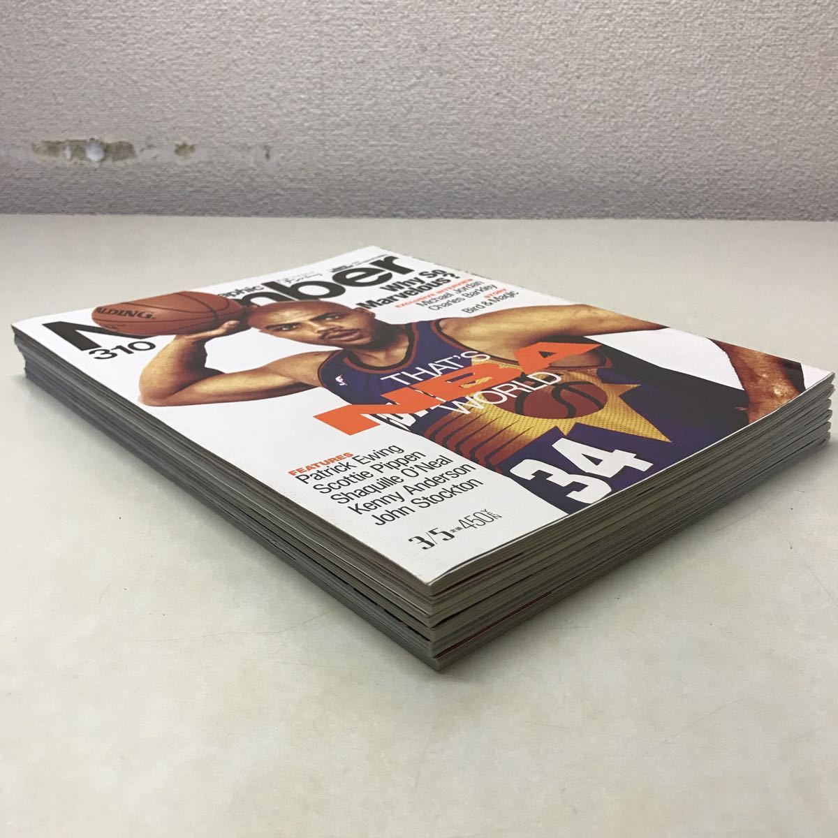 Yahoo!オークション - 230221 Q13 雑誌 Number NBAまとめ6冊セット 199...