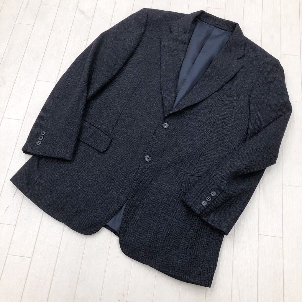 Yahoo!オークション - 898 カシミヤ 100% テーラードジャケット チェッ...