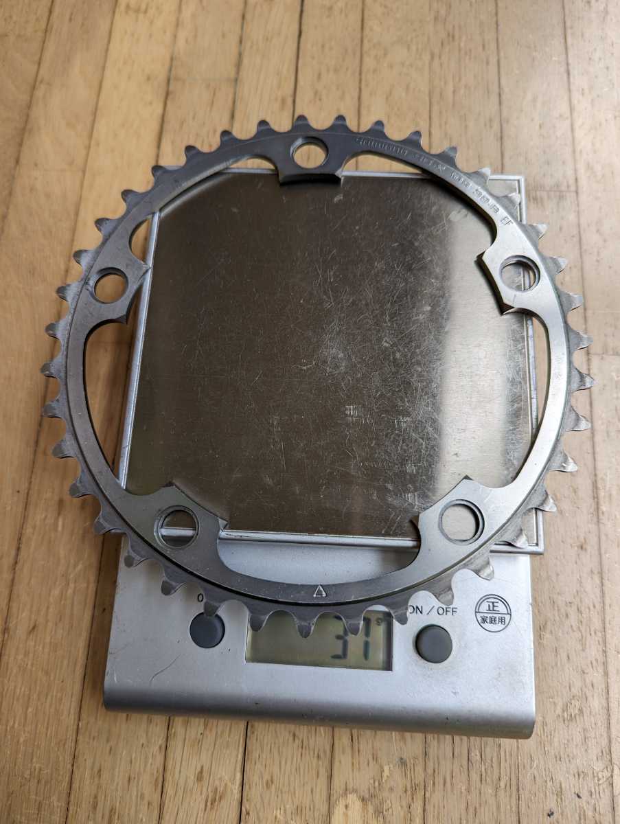 代購代標第一品牌－樂淘letao－【送料無料】 動作確認済 軽量141g デュラエース FC-7800 チェーンリング 53-39 DURA ACE 7800 デュラ シルバー