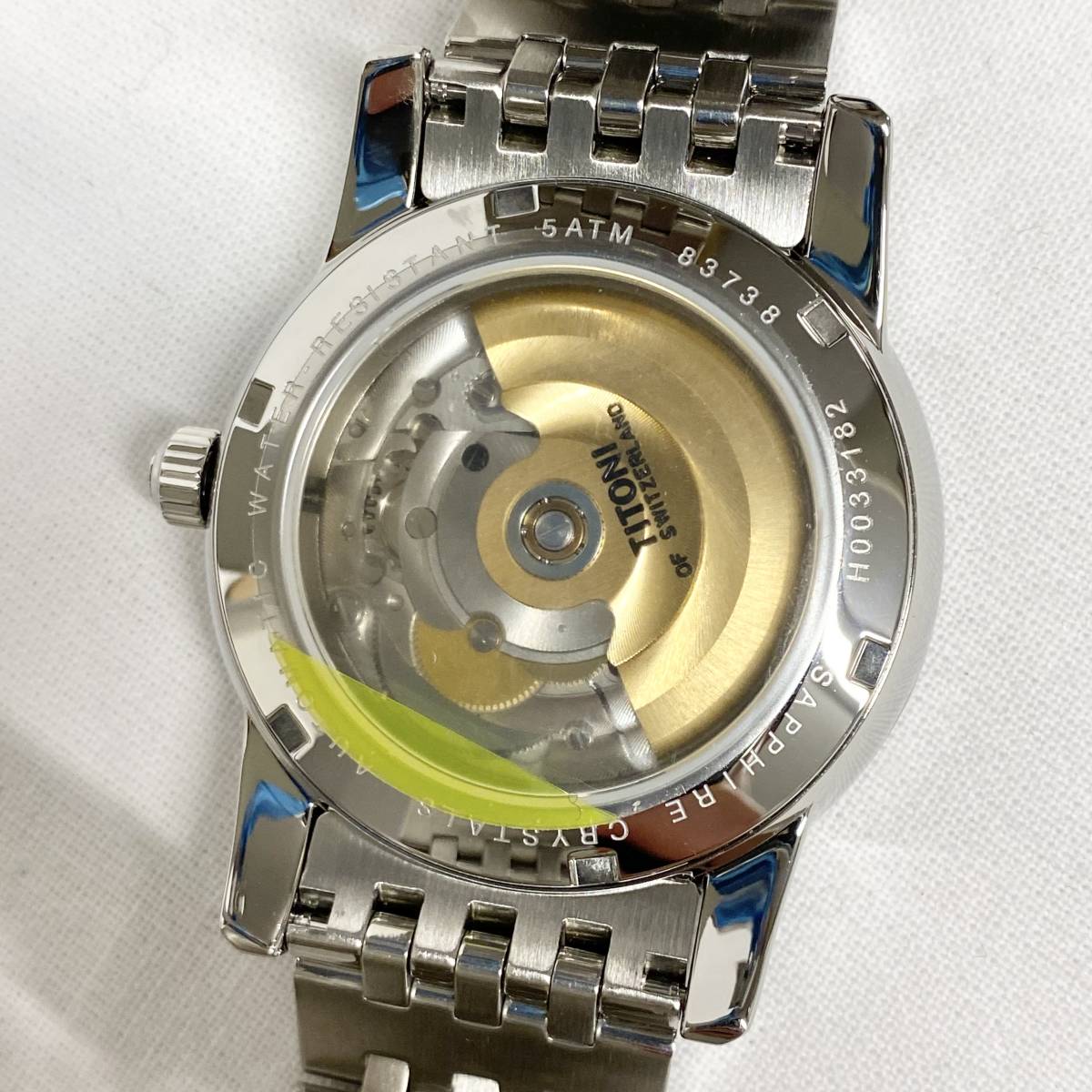 代購代標第一品牌－樂淘letao－【1円スタート！！】TITONI 83738 S-343 Space Star 39MM Automatic Black チトーニ スペーススター オートマ ...