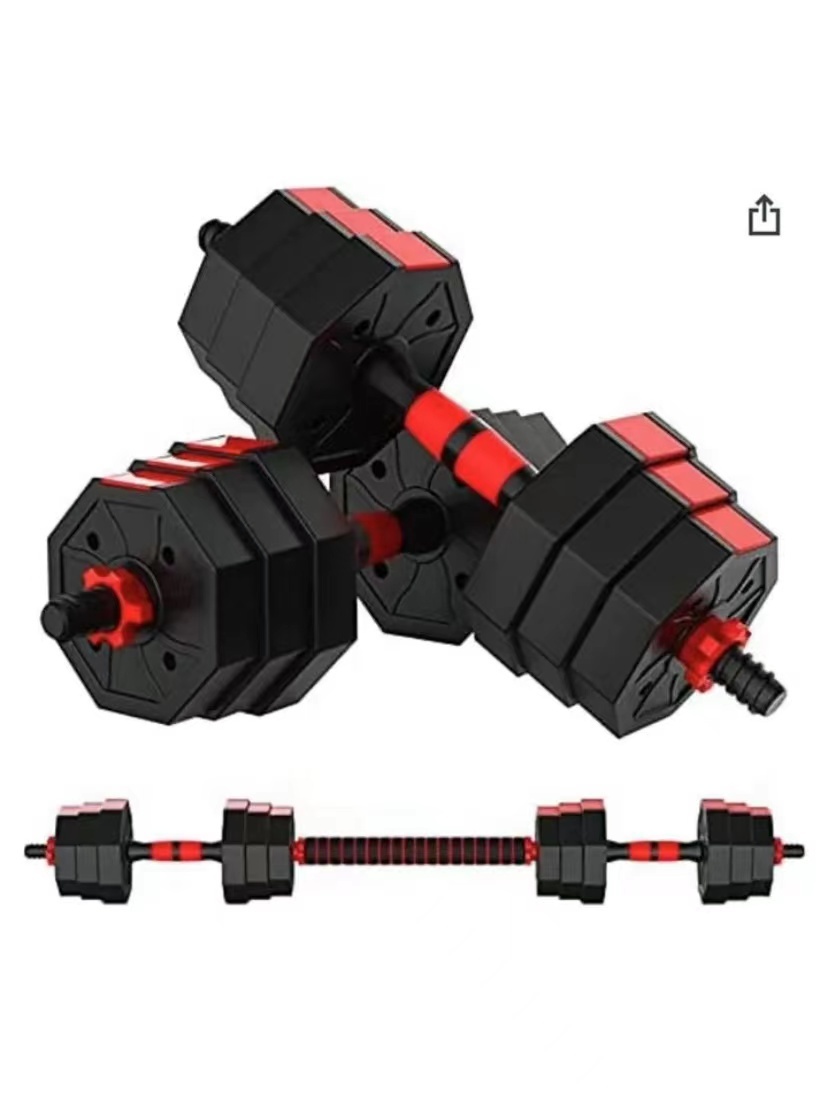 Yahoo!オークション - 可変式 ダンベル 八角型 ダンベル 20kg(10kg 2)