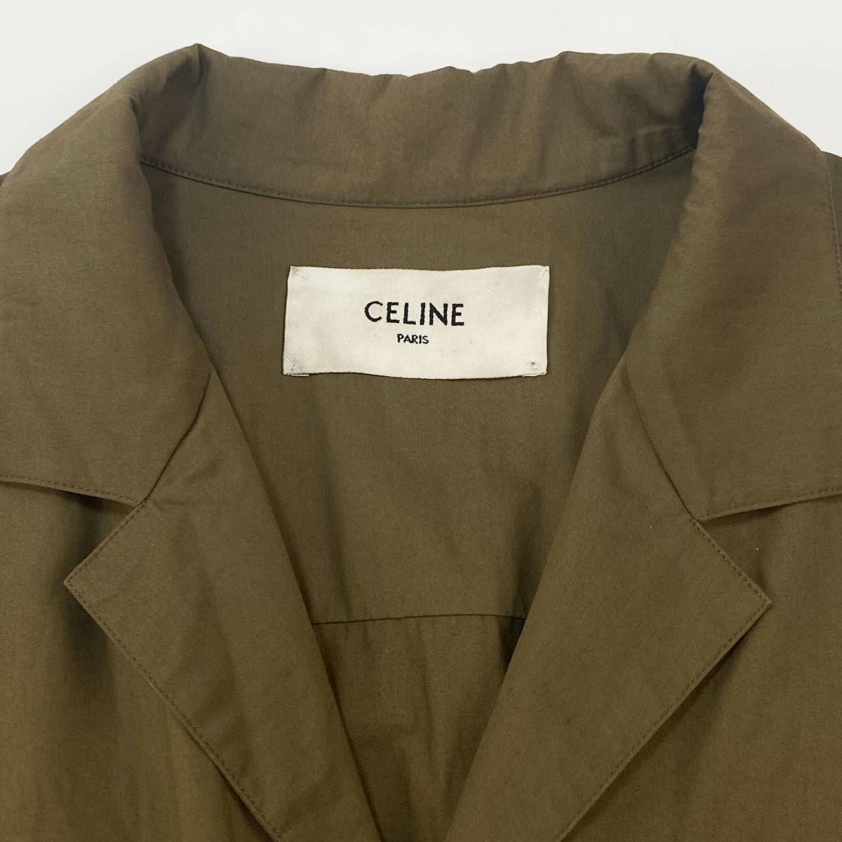 希少サイズ CELINE / セリーヌ 2022SS サファリドレス サイズ42 希少サイズ CELINE / セリーヌ 2022SS サファリドレス サイズ42