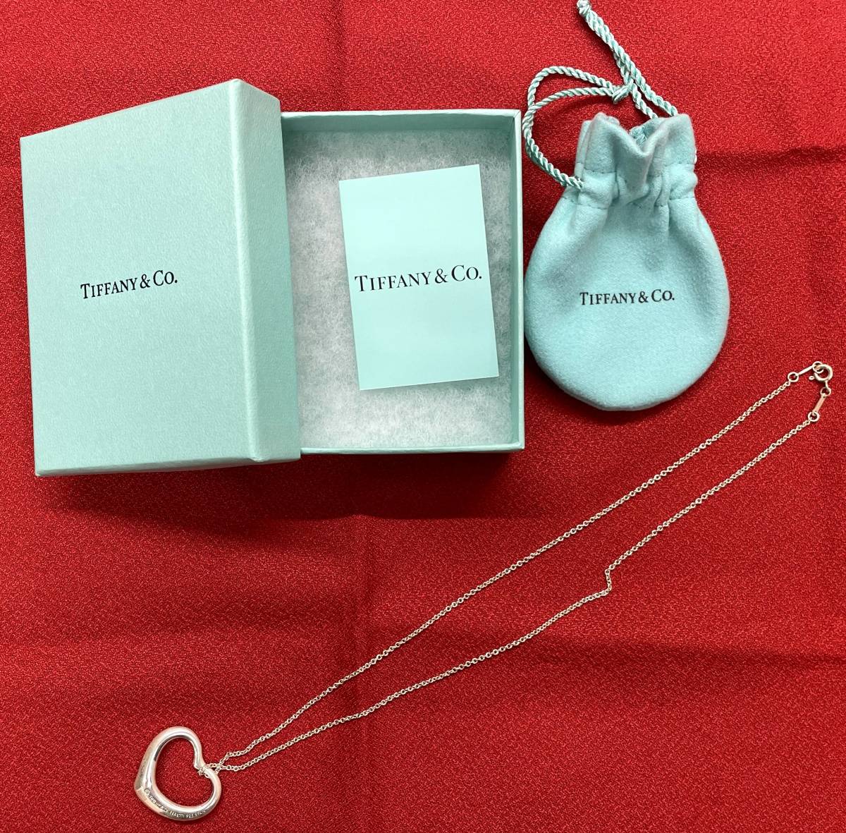 ＃3190 美 品 ティファニー オープンハート TIFFANY & Co ネックレス シルバー 925(オープンハート)｜売買されたオークション情報、yahooの商品情報をアーカイブ公開 ...