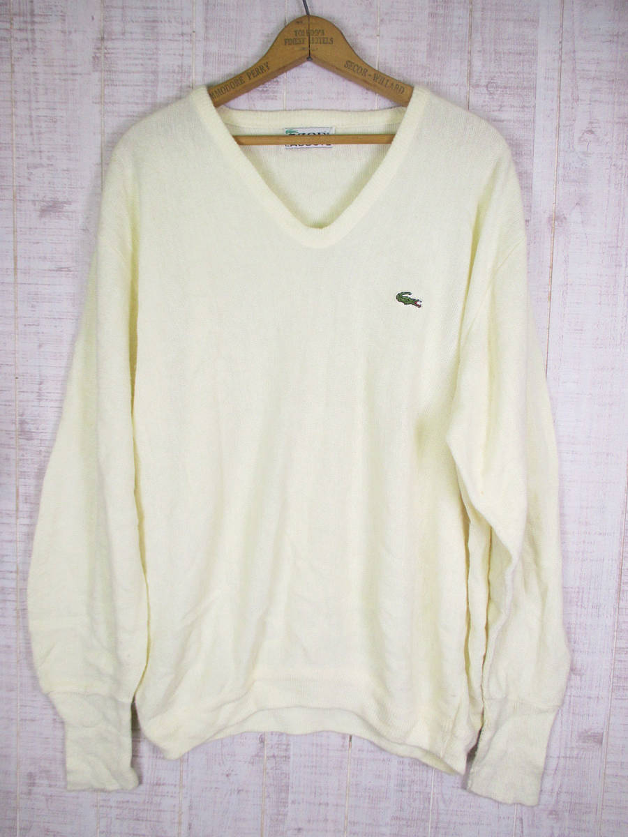 Yahoo!オークション - 70's ヴィンテージ IZOD LACOSTE ラコステ セー...