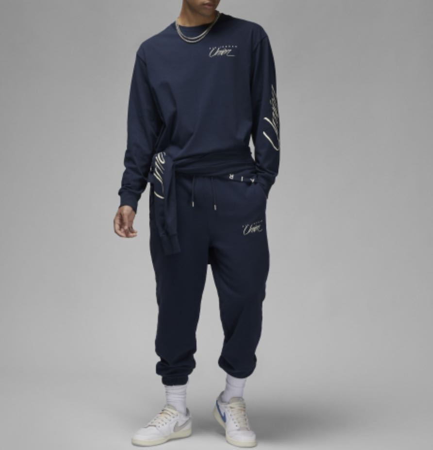 NIKE Jordan x UNION ロングスリーヴTシャツ ネイビー Lサイズ NIKE Jordan x UNION ロングスリーヴTシャツ ネイビー Lサイズ