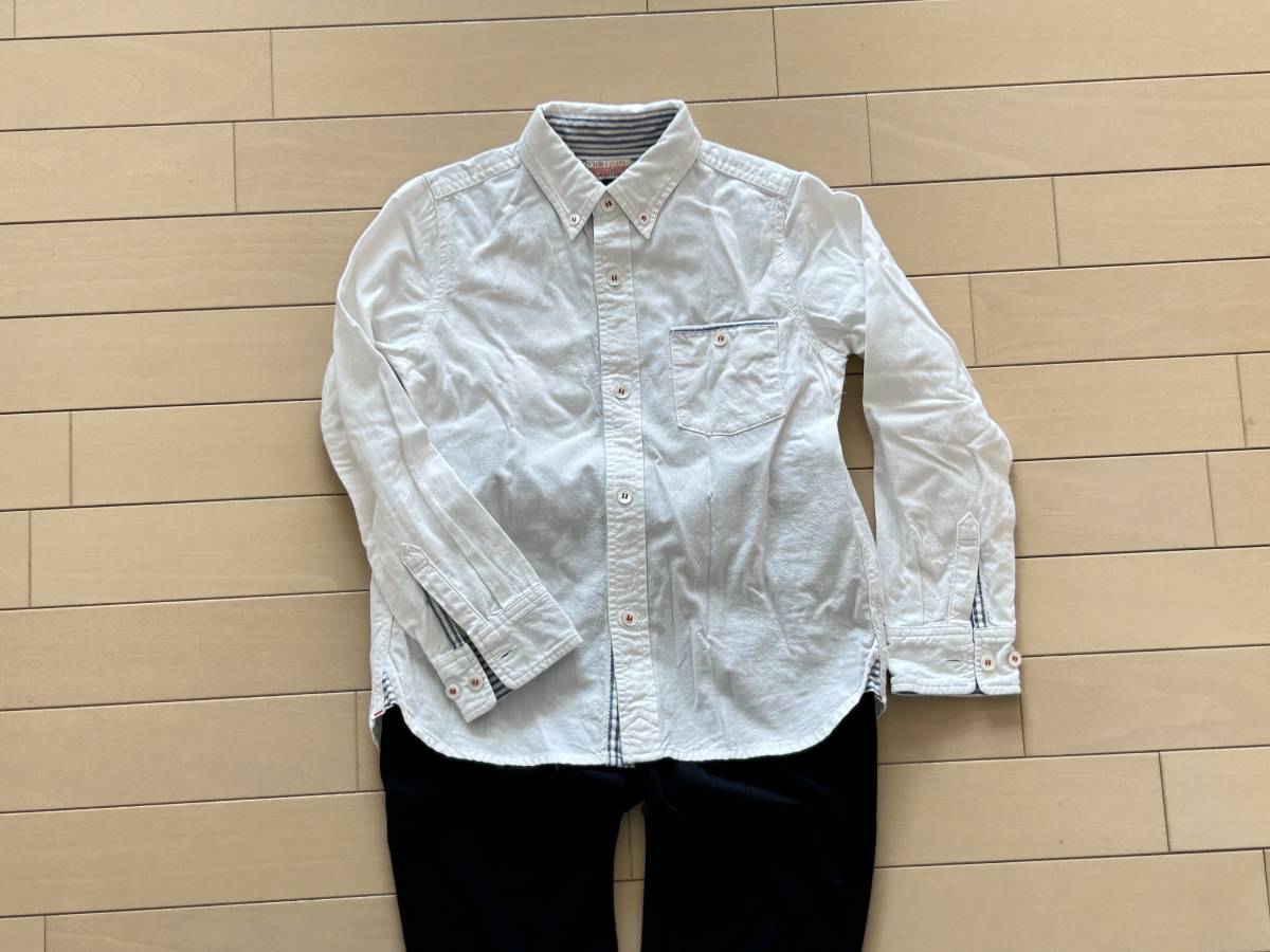 Yahoo!オークション - 程度良い デニム＆ダンガリー ボタンダウンシャ...