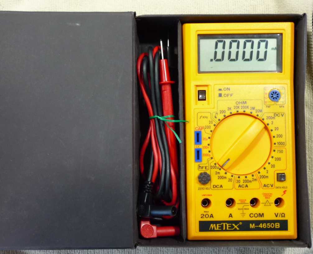 Yahoo!オークション - デジタルテスター METEX M-4650B 中古品