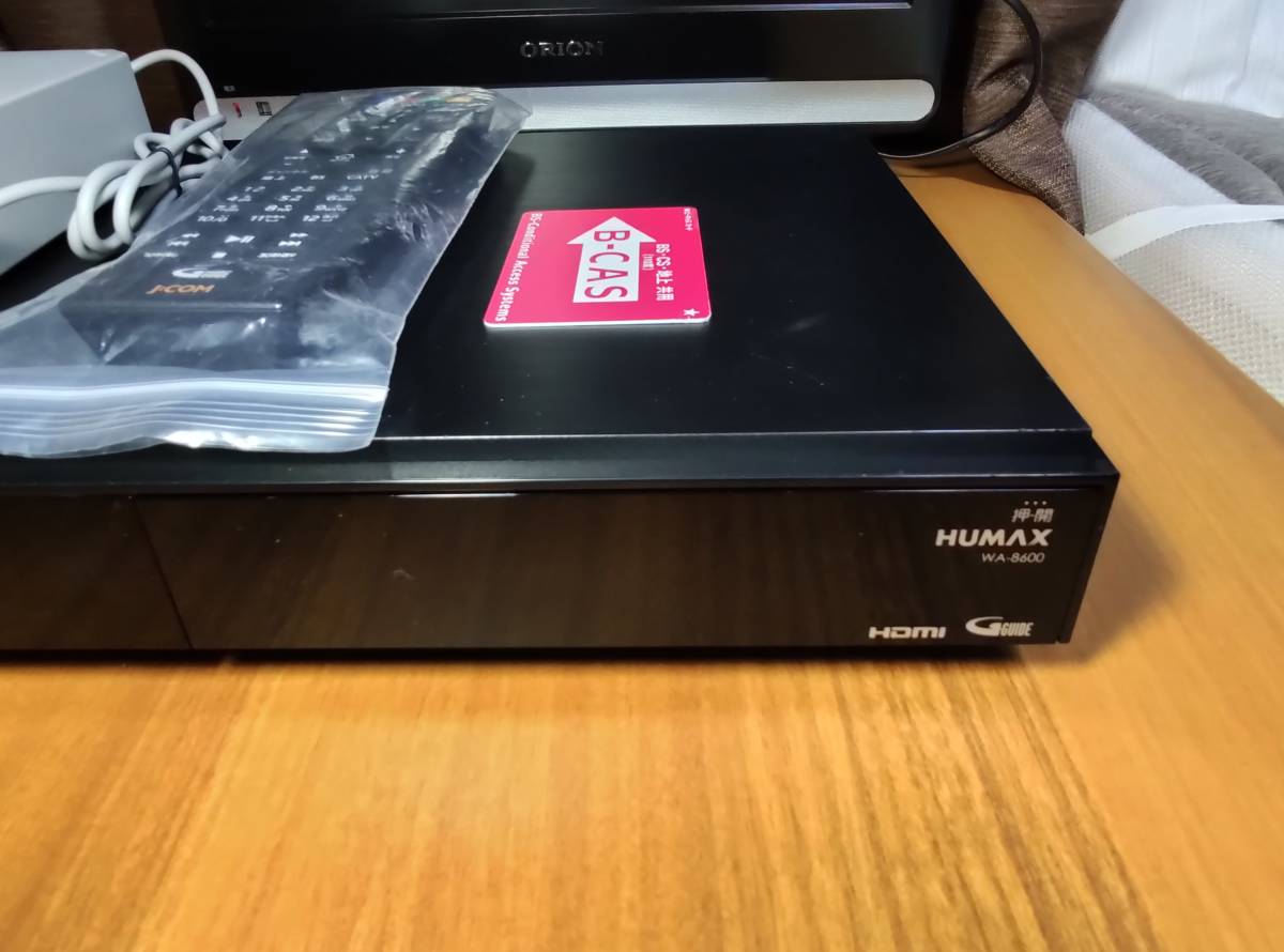Yahoo!オークション - CATVチューナー JCOM HUMAX WA-8600/JP (内蔵HDD...