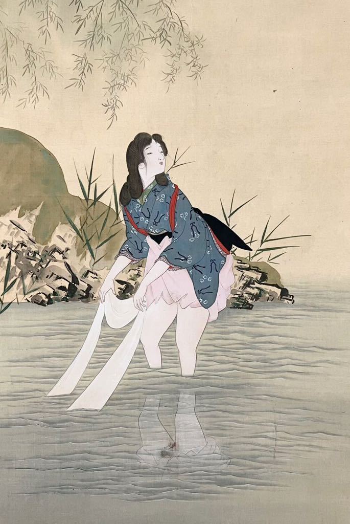 不明 春画 枕絵 艶絵 風俗画 秘画 美人画 日本画 掛軸 絹本 肉筆 合箱 無落款美人画|売買されたオークション情報、yahooの商品情報をアーカイブ公開 オークファン(aucfan