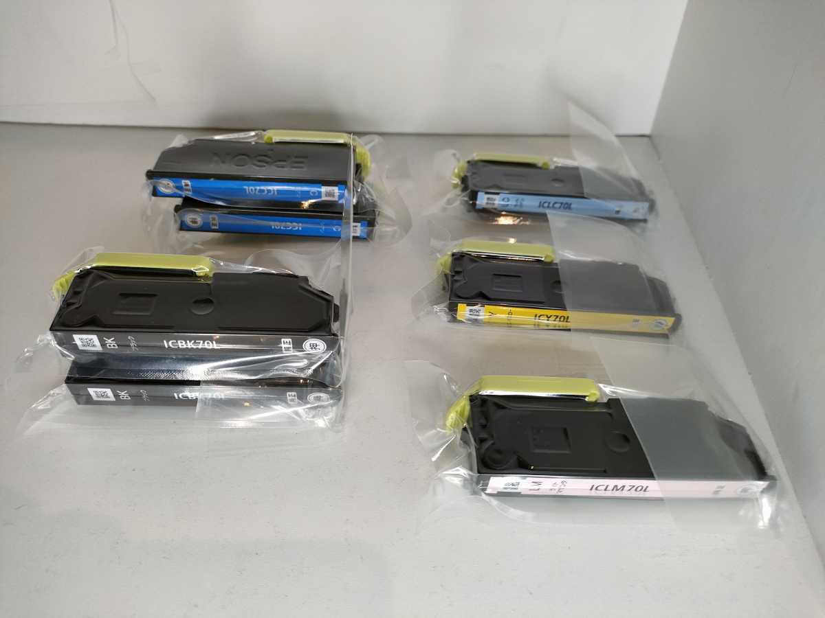 Yahoo!オークション - EPSON 純正インク 70L 5色 7本セット