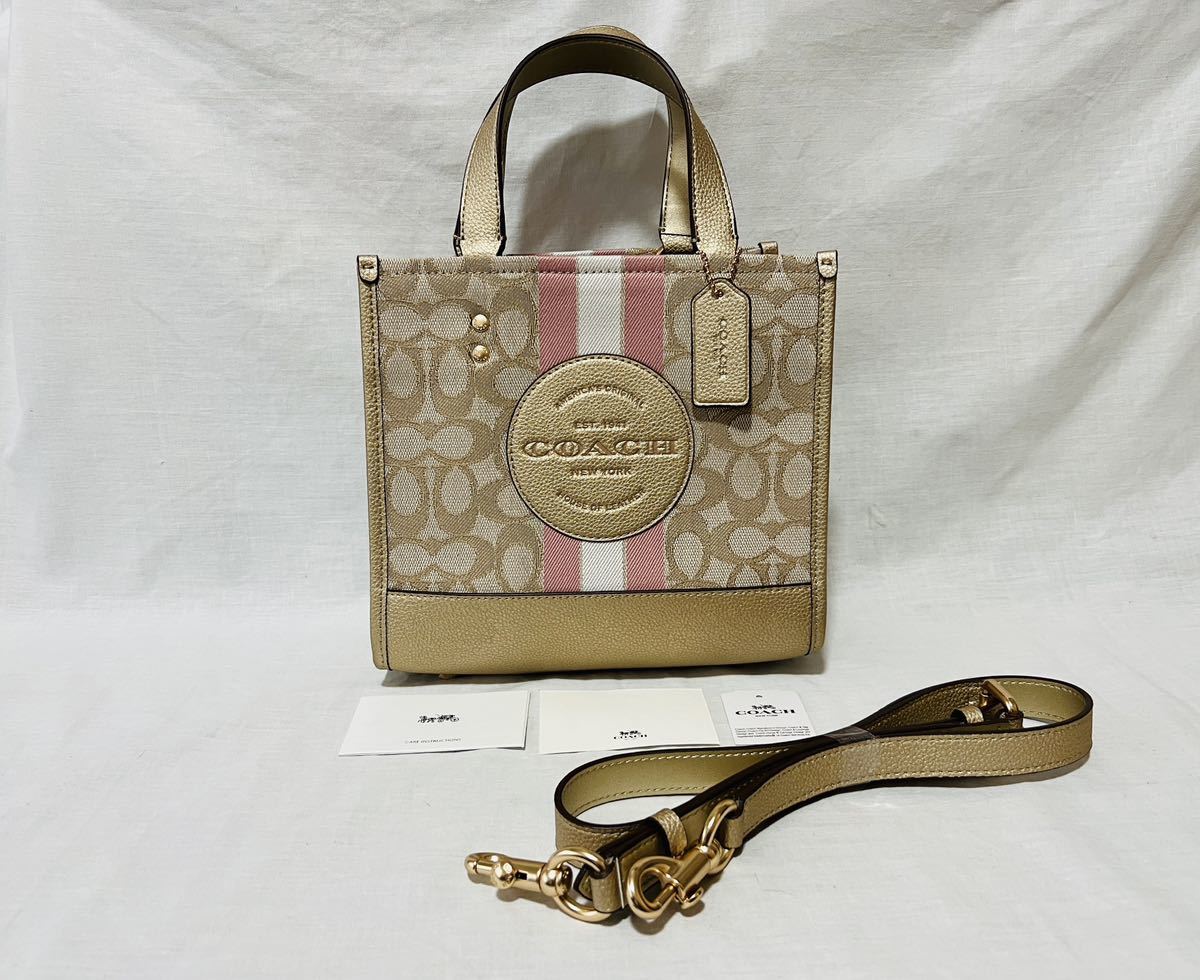 新作COACH コーチ デンプシー トート 22 シグネチャー ジャ 新作COACH コーチ デンプシー トート 22 シグネチャー ジャ