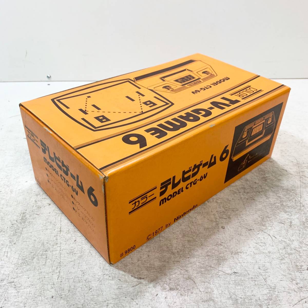 SA75 レア 保管品 1977年 任天堂 カラー テレビゲーム6 MODEL CTG-6V TV 昭和レトロ ゲーム機 箱 取説 付属品 付き(その他)｜売買されたオークション情報 ...