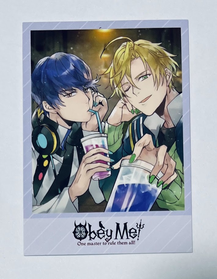 Yahoo!オークション - Obey Me チェキ風カード 3