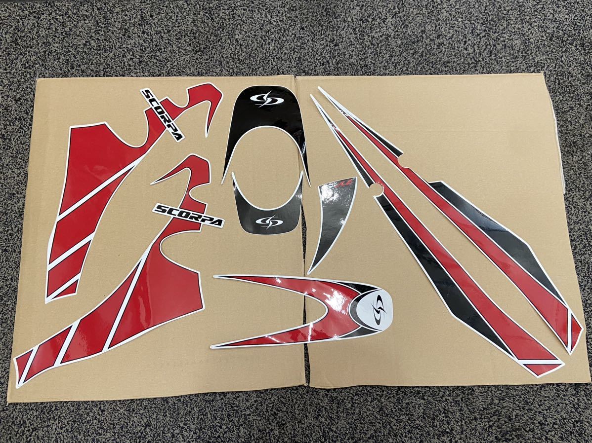 Yahoo!オークション - SCORPA SY200 SY125 TYS125 デカール