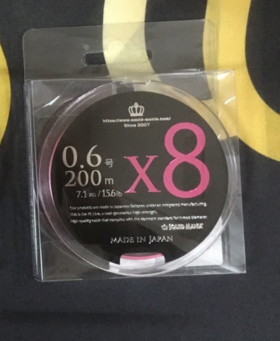 Squidmania スクイッドマニア 2022 エギングライン X8-PE 0.6-200m ピンク4m/スモークシールド1m スクマニライン(その他)｜売買されたオークション情報 ...