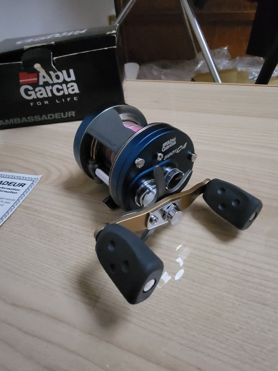 Yahoo!オークション - アブガルシア アンバサダー5601 c4 ベイトリール...