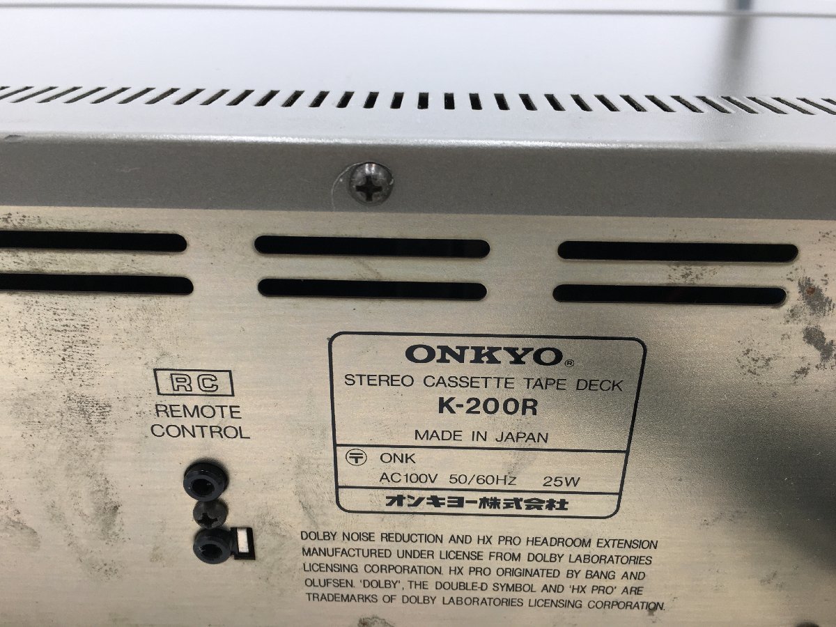 Yahoo!オークション - 【ONKYO オンキョー】ステレオカセットテープデ...