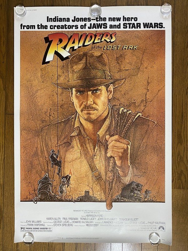 Yahoo!オークション - k076/US版 40”×60” 映画ポスター【Raiders o...