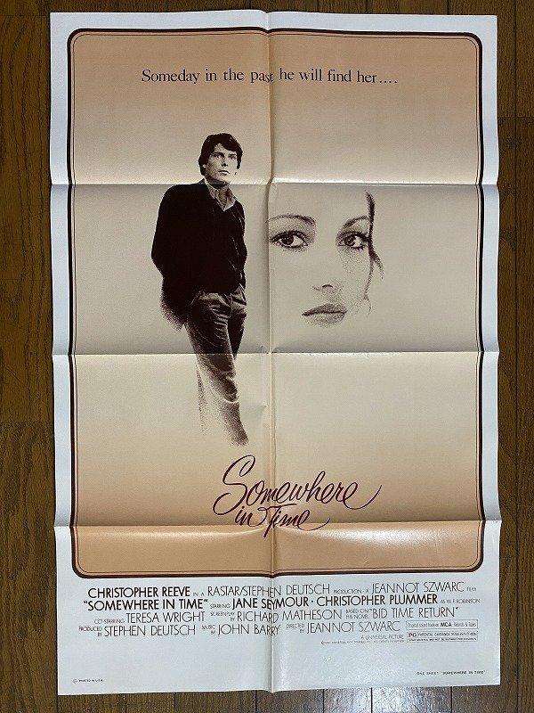 Yahoo!オークション - K308/US版1sh 映画ポスター【Somewhere in Time...