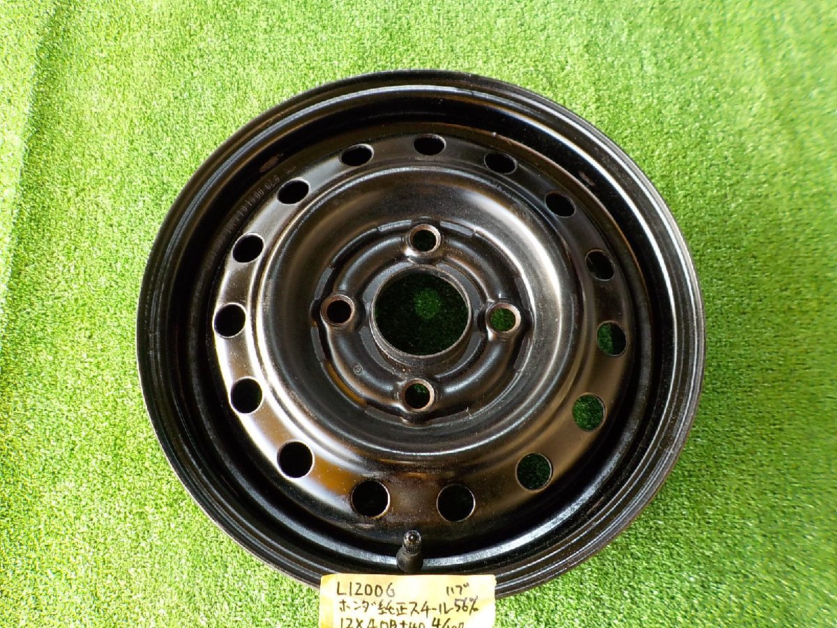L12006 ホンダ 純正 スチール 1本のみ 4.0B +40 ライフ ザッツ スペア等 静岡県 湖西市(純正品)｜売買されたオークション情報、yahooの商品情報をアーカイブ公開 ...
