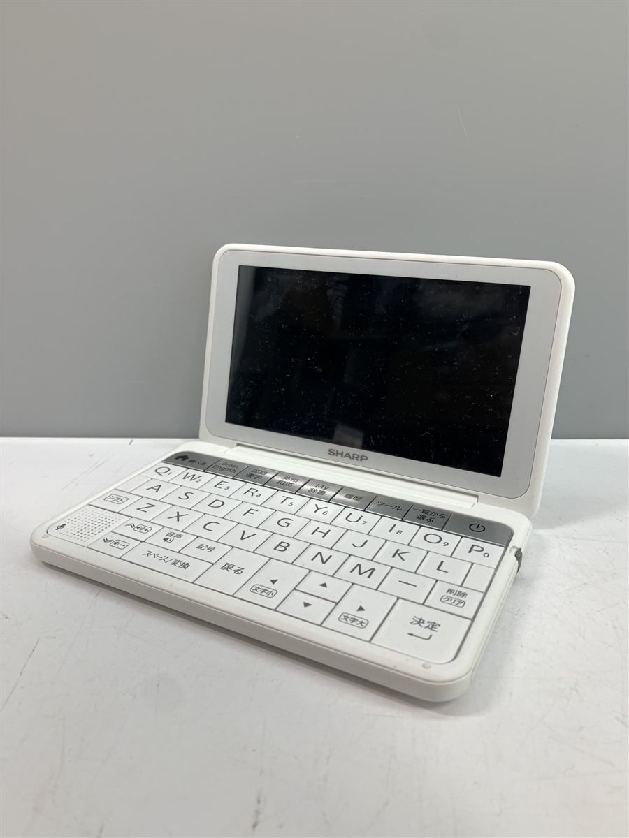 Yahoo!オークション - SHARP 電子辞書 Brain PW-SH5-W [ホワイト系]